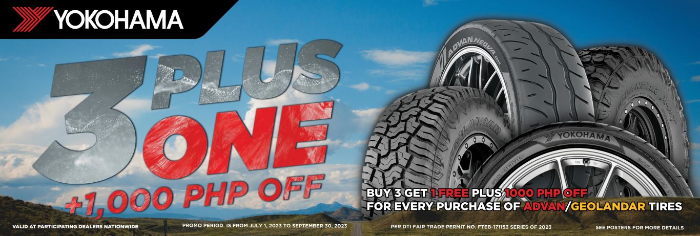 BUY 3 TIRES, GET 1 FREE - Yokohama Tires | World-Class Quality Tires ...